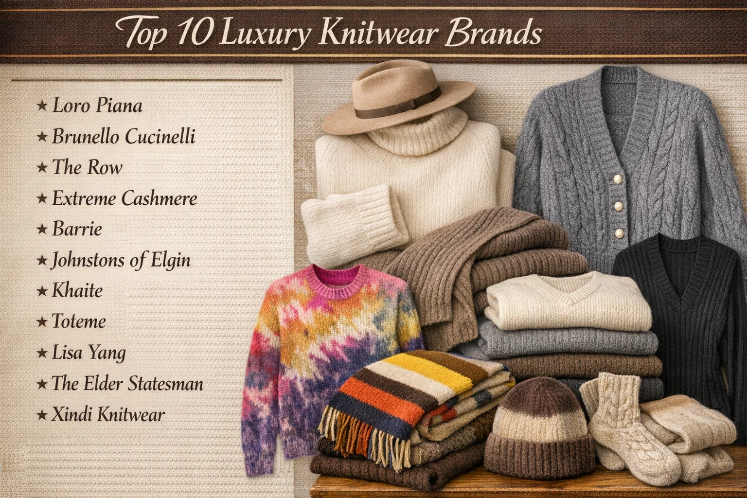 Top 10 Luxury Knitwear Brands in the World for 2026